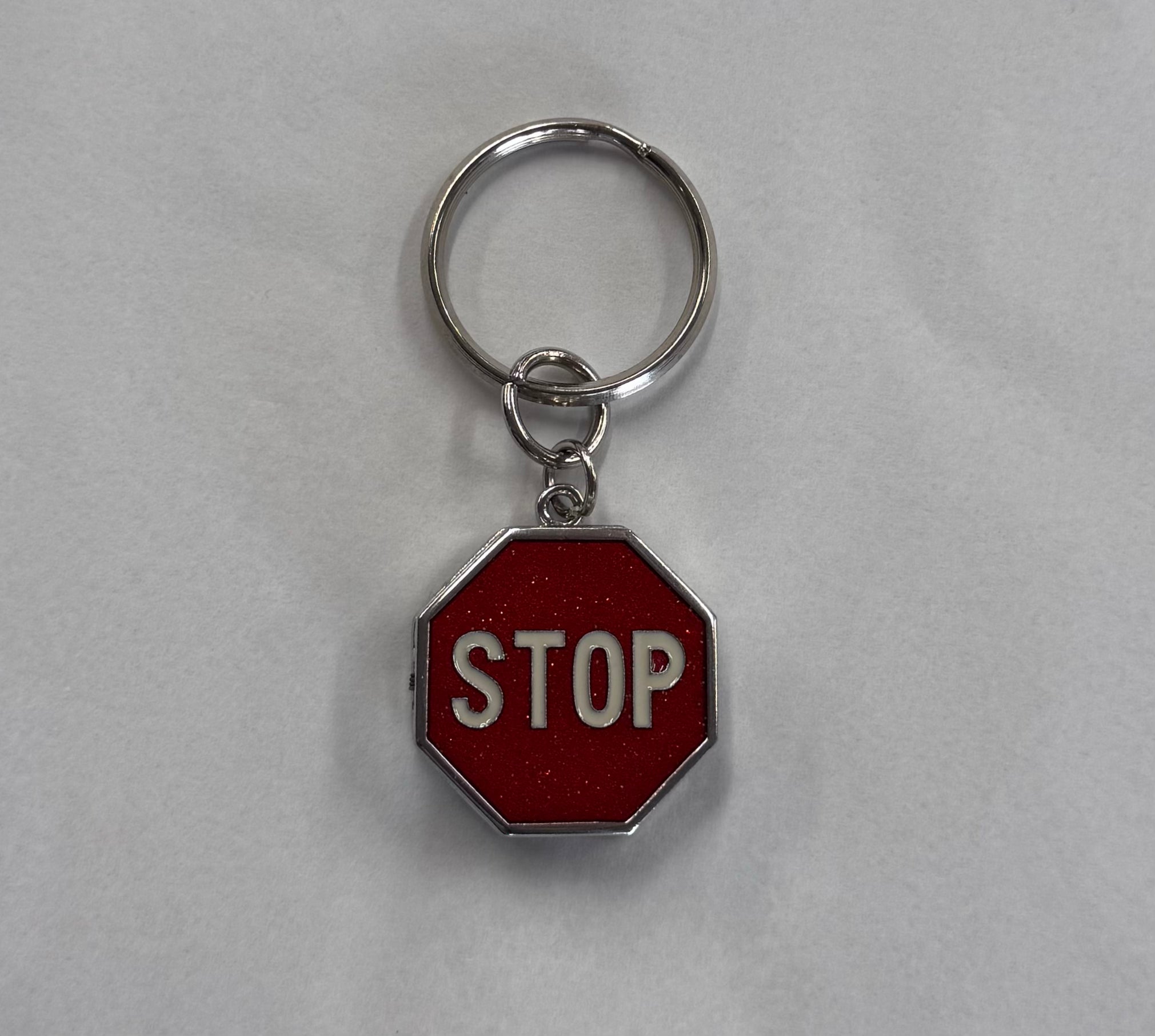 STOP Sign Keychain – Sheer Essentials Lingerie & Swimwear