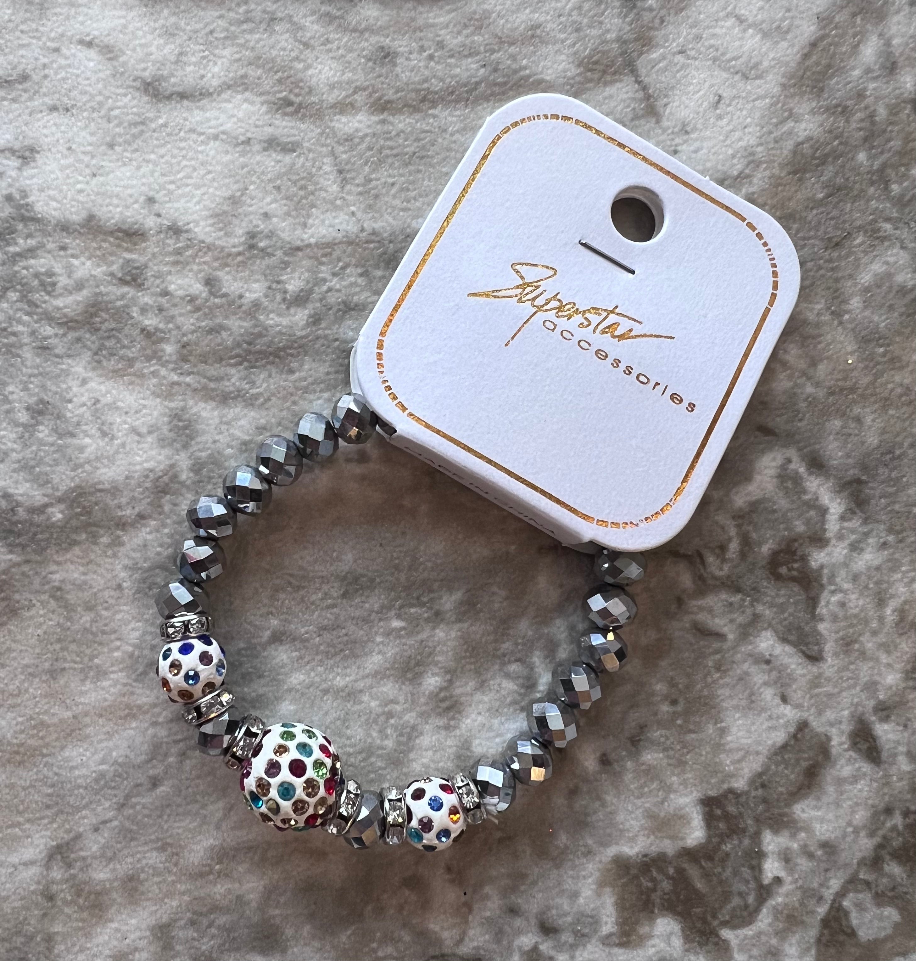 Fireball and Glass Bead Bracelet – Sheer Essentials Lingerie & Swimwear